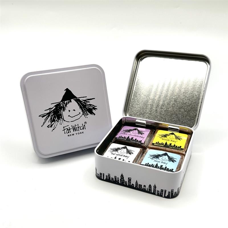 4 Baby Gift Tin - Fat Witch New York | Legendary Brownies